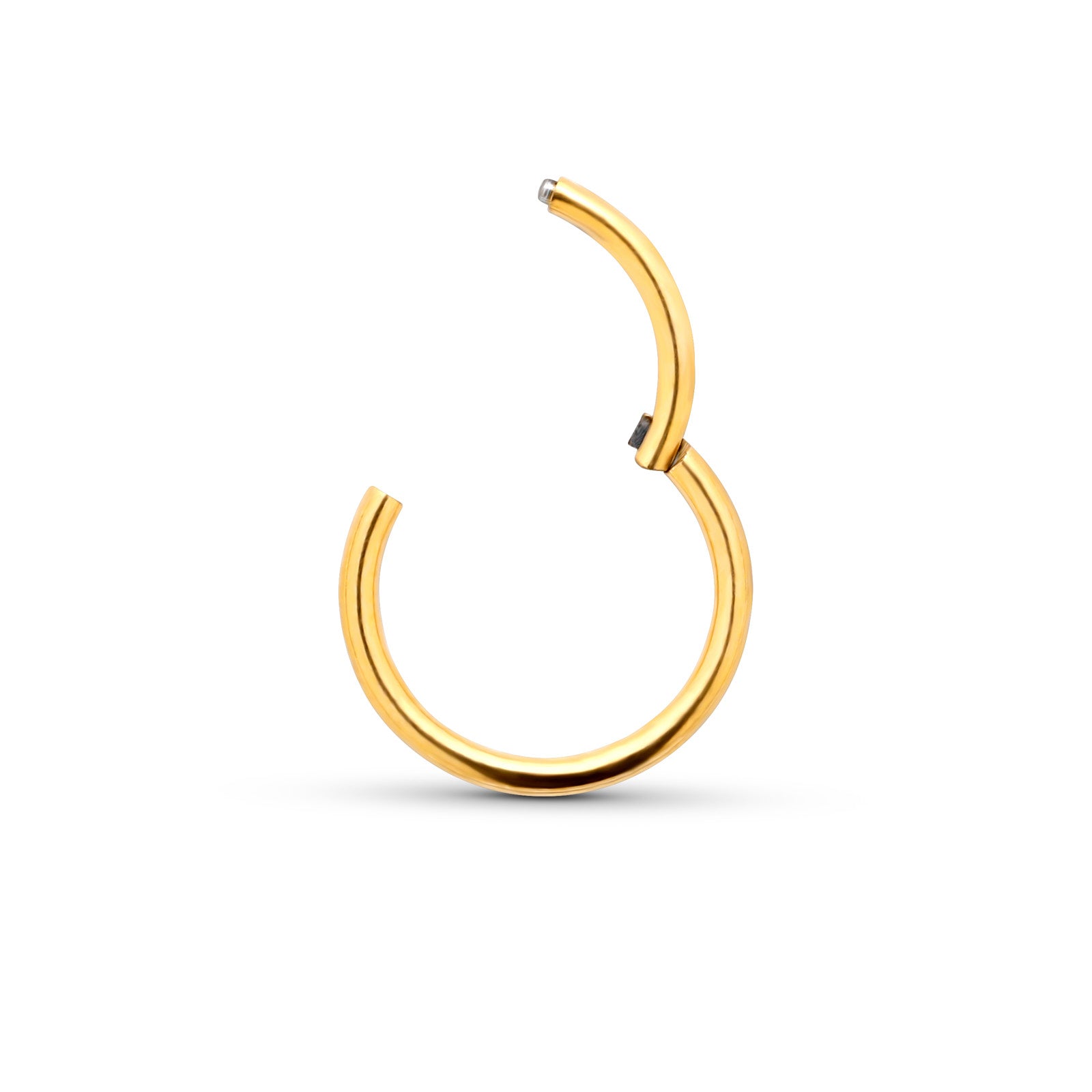 Gold PVD Hinge Rings – Trident - Fine Body Jewelry