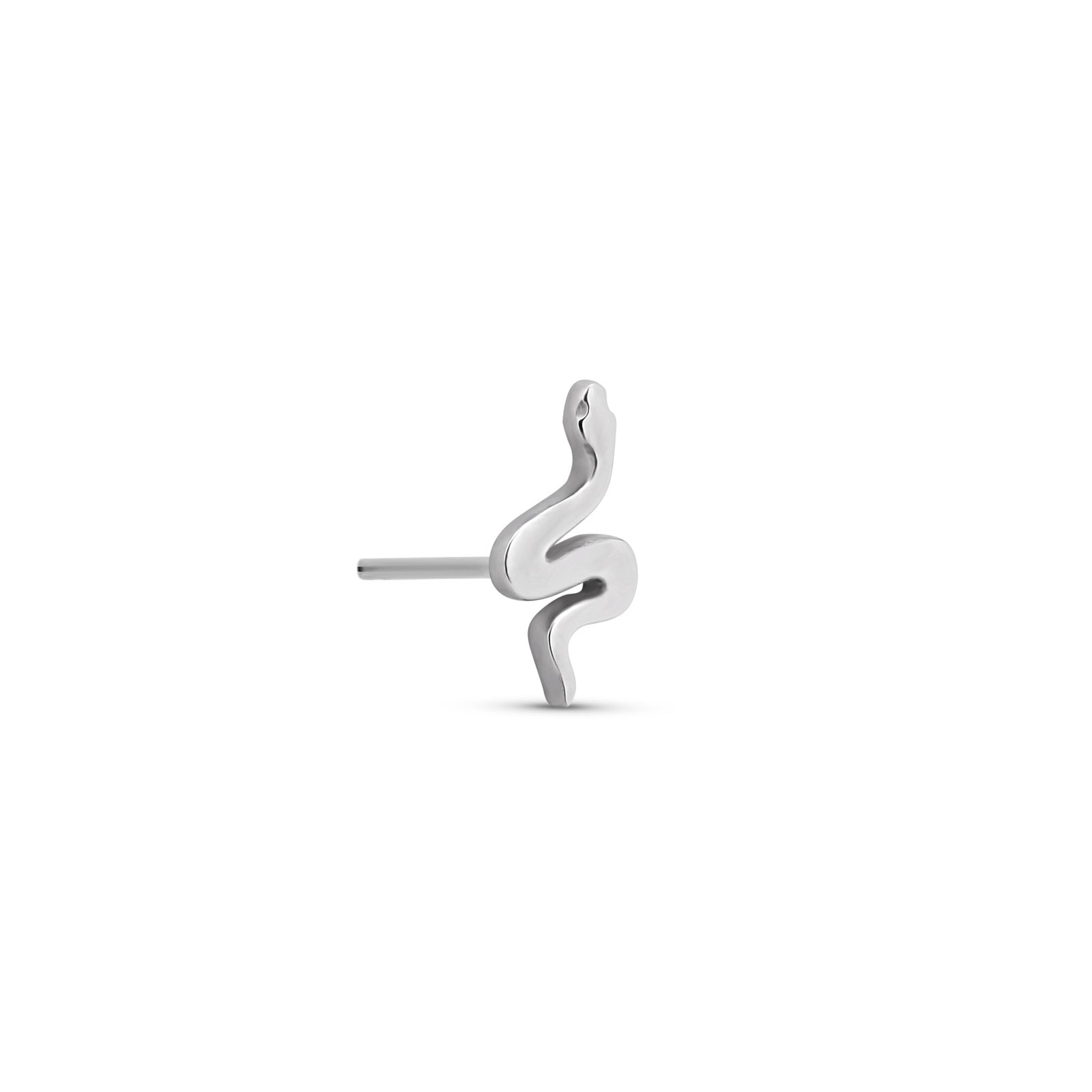 Threadless Smooth Snake Attachment – Trident - Fine Body Jewelry