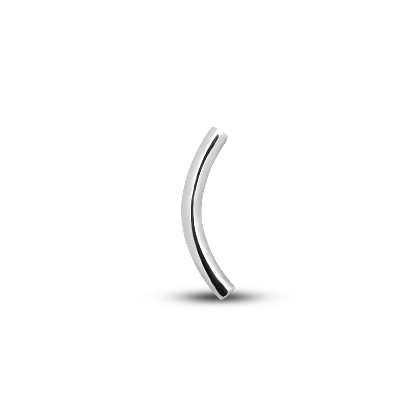Threadless Curved Barbell Post – Trident - Fine Body Jewelry