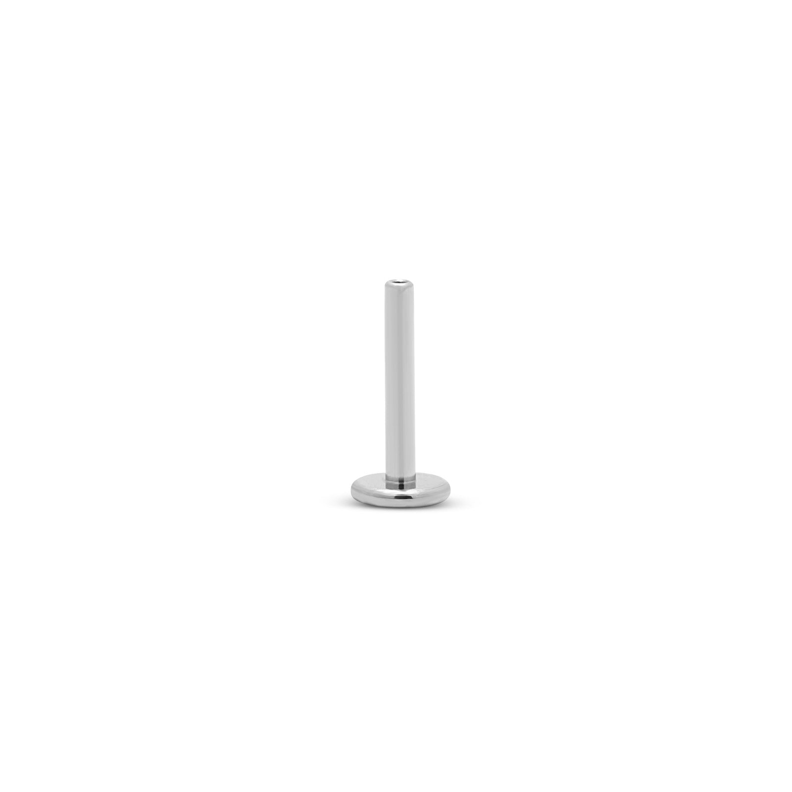 Threadless Labret Post – Trident - Fine Body Jewelry